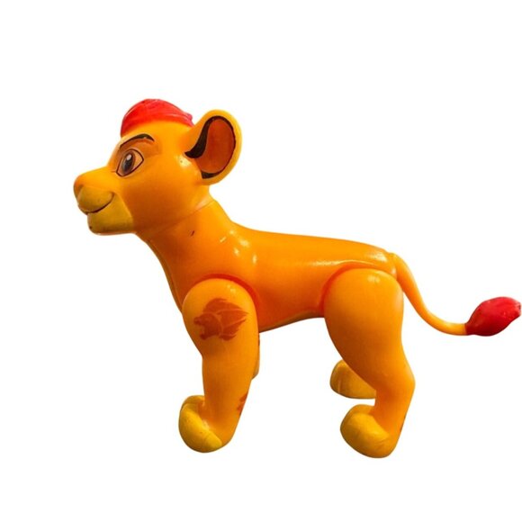 Disney | Toys | Vtg Disney Lion Guard Kion Action Figure Toy Yellow Red ...